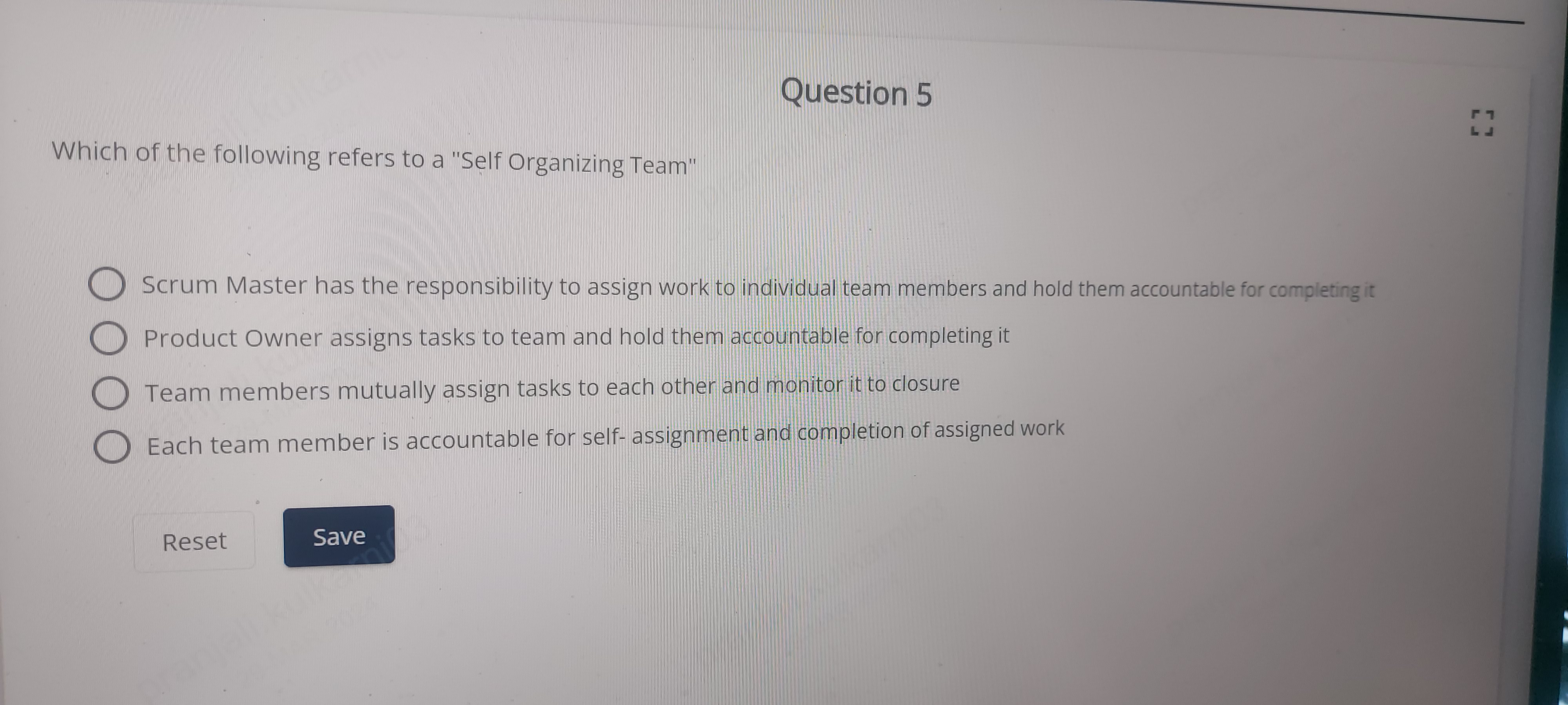 Solved Question 1Which among the following report doesnt | Chegg.com