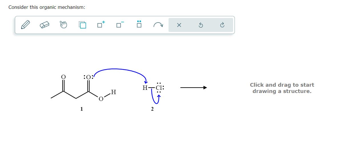 Solved Consider this organic mechanism:Click and drag to | Chegg.com