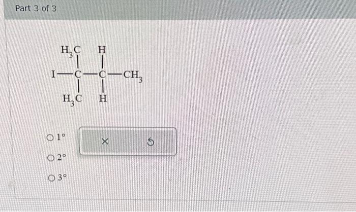 Solved Classify each alkyl halide as primary (1∘), secondary | Chegg.com