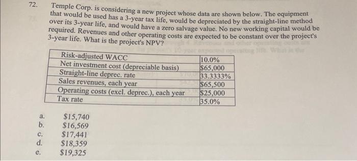 please solve & explain formulas. (dont use excel, | Chegg.com