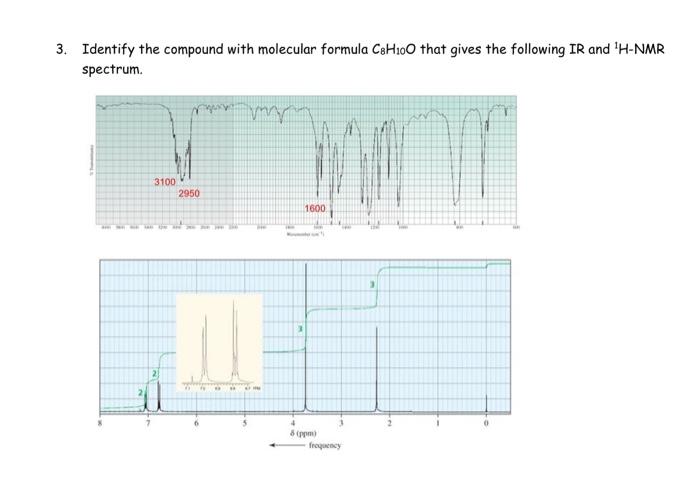 Solved Identify the compound with molecular formula C8H10O | Chegg.com