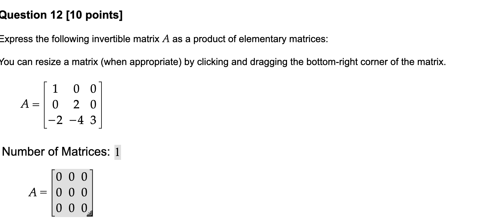 Solved Question 12 [10 ﻿points]Express the following | Chegg.com