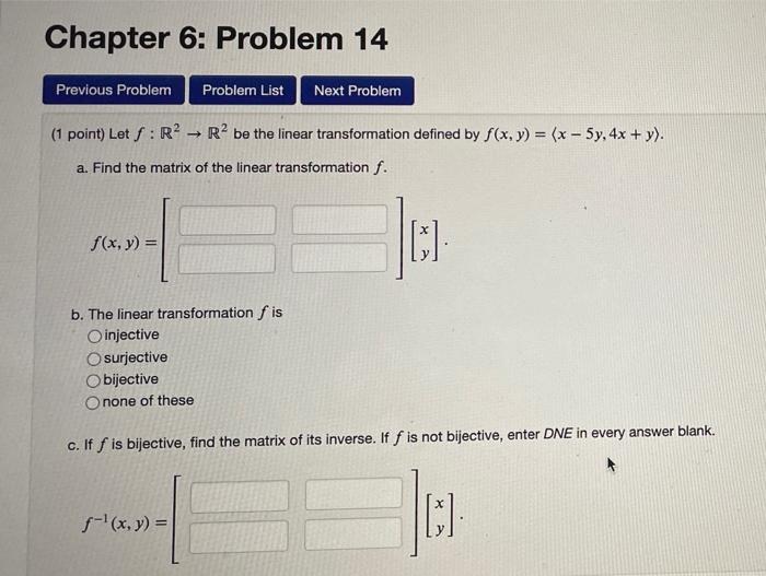 Solved Chapter 6 Problem 12 Previous Problem Problem List 6784