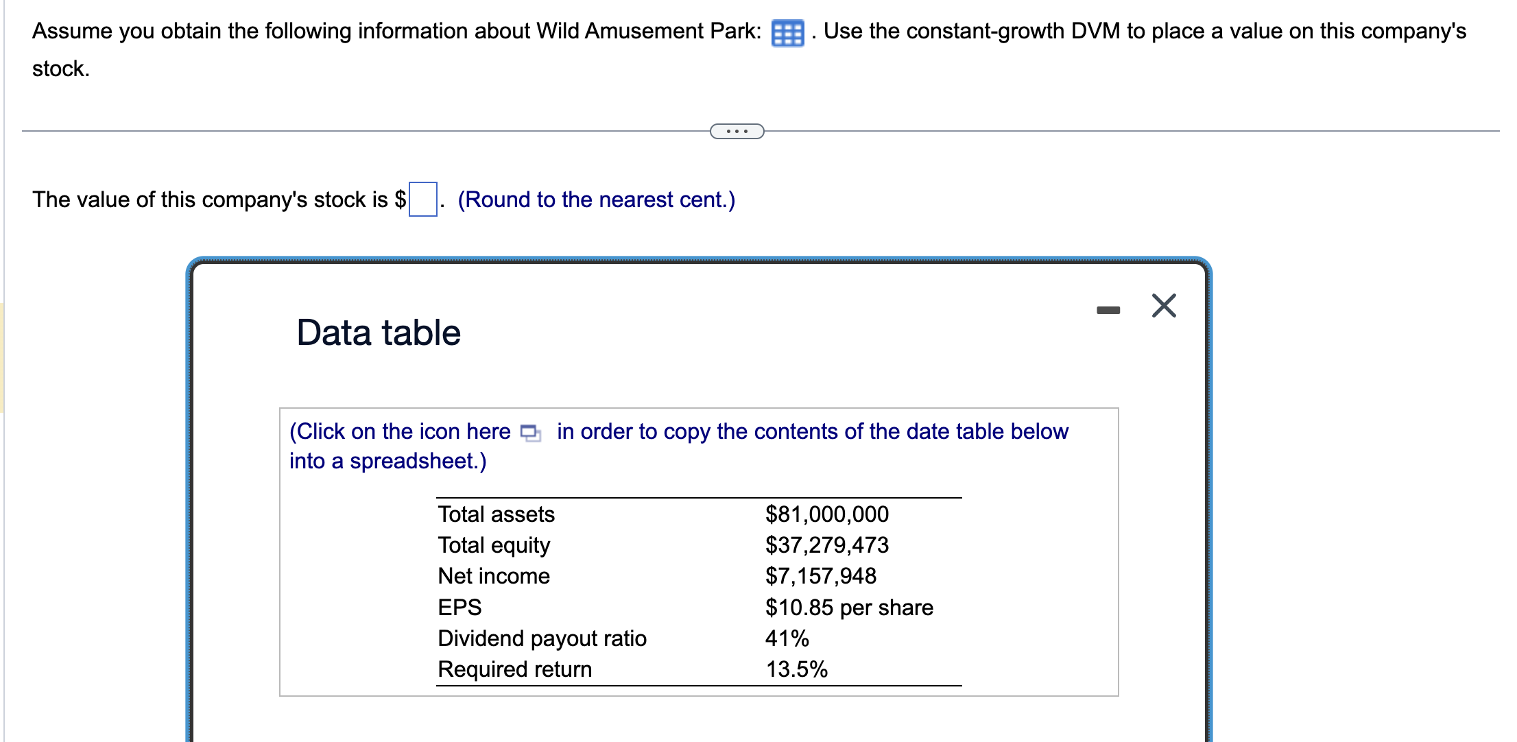 Solved Assume you obtain the following information about | Chegg.com