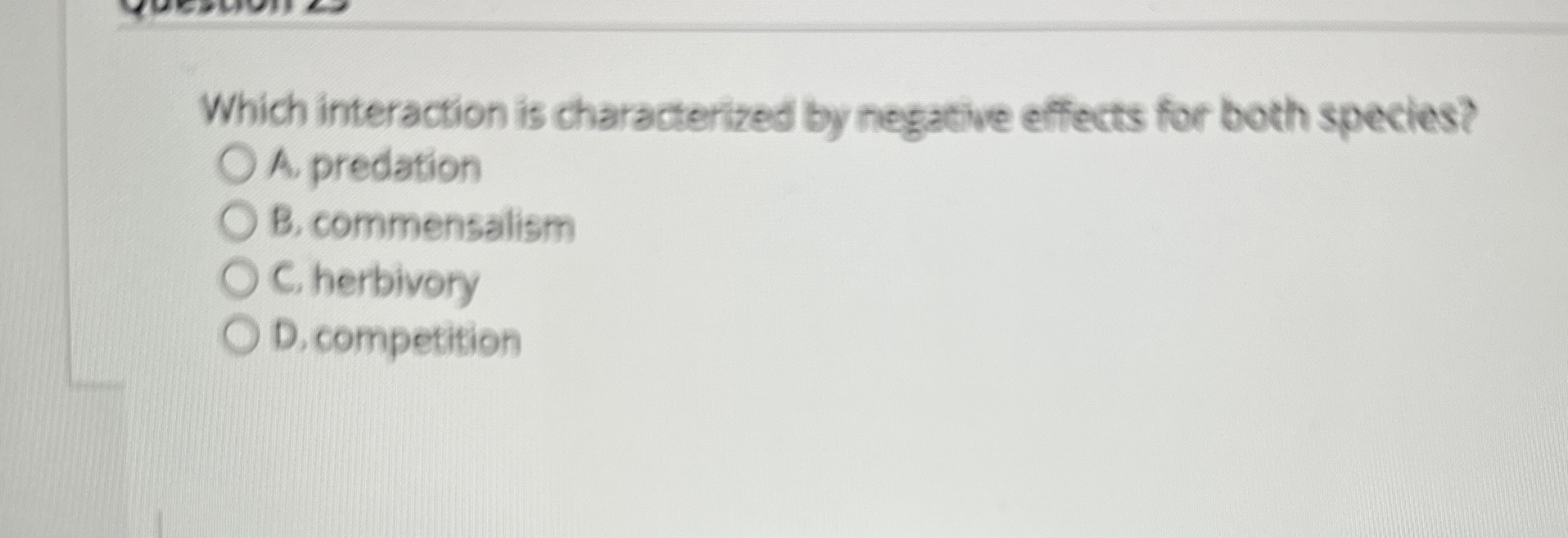 Solved Which interaction is characterized by negative | Chegg.com