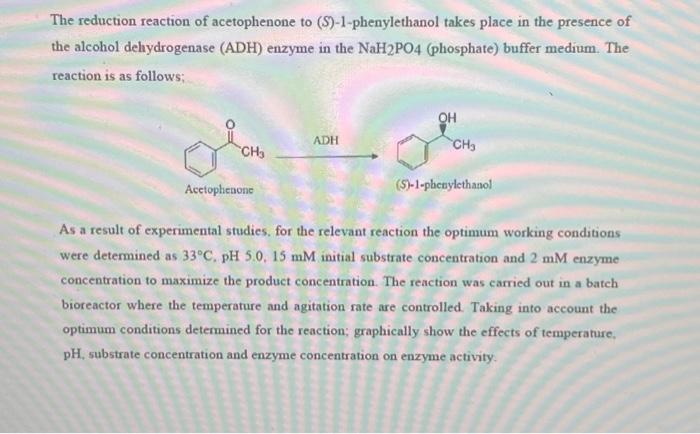 Solved The reduction reaction of acetophenone to | Chegg.com