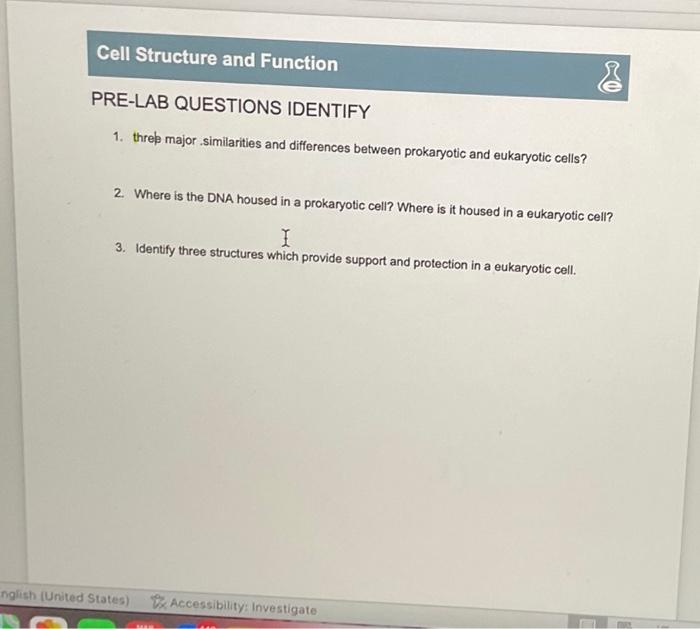 Solved PRE-LAB QUESTIONS IDENTIFY 1. threp | Chegg.com