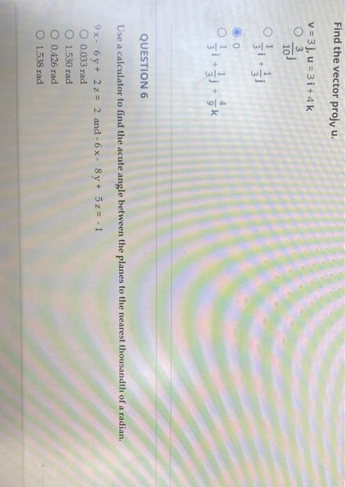 Solved Find the vector projv u. v=3j, u=3i+4k 03 ol - 아들 | Chegg.com