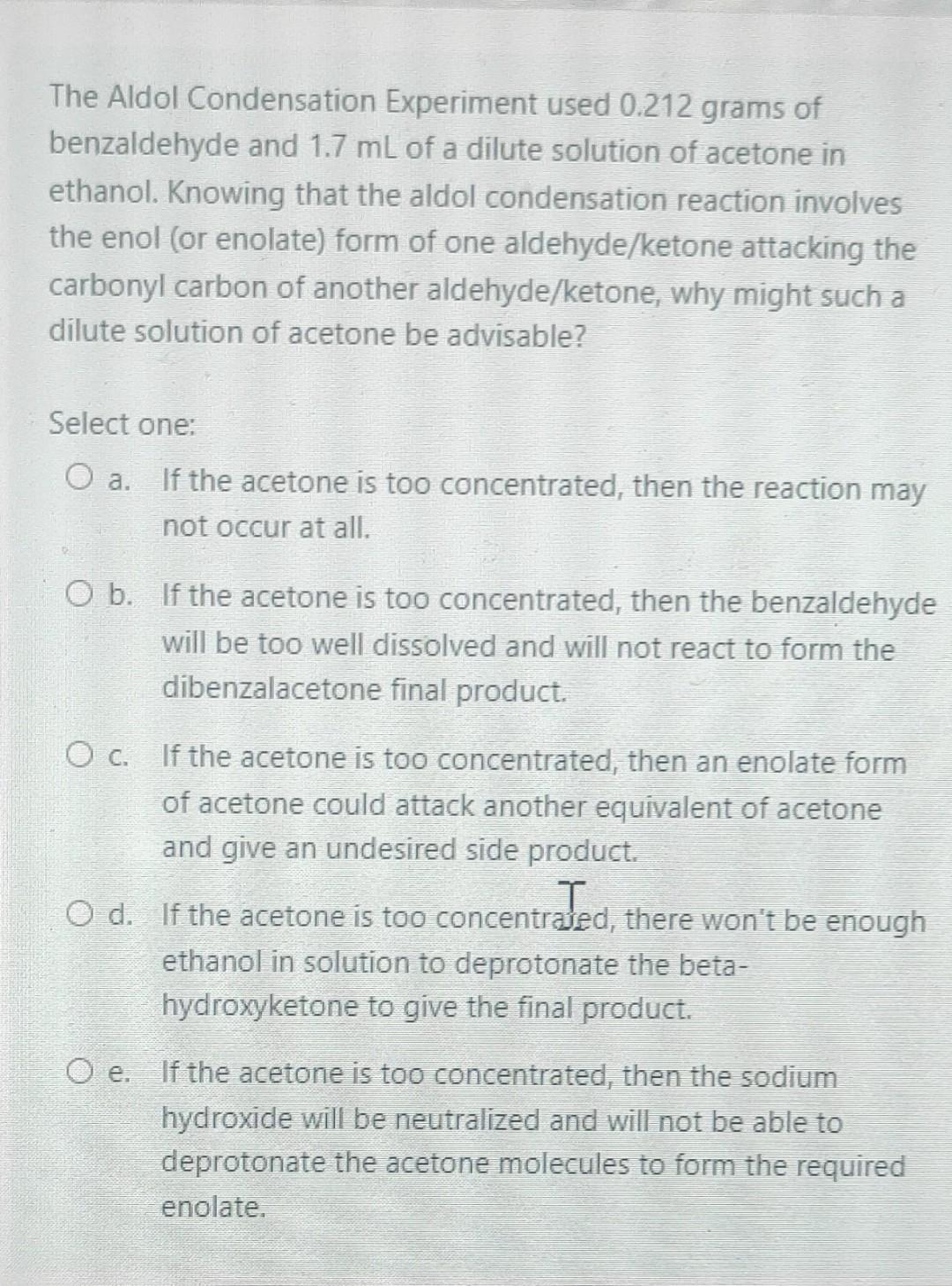 Solved Which of the following is the best description of an | Chegg.com