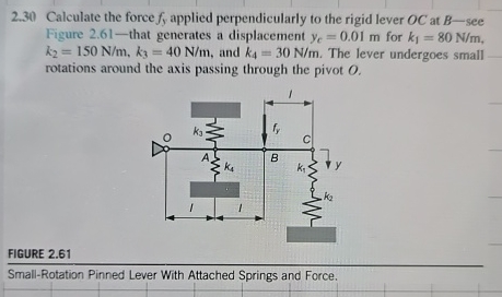 Solved please explain the steps. thanks!2.30 ﻿Calculate the | Chegg.com