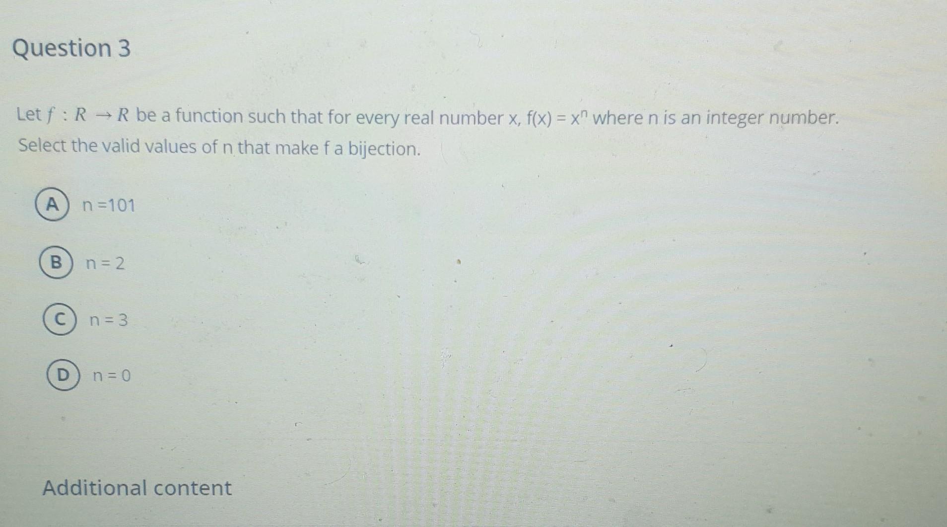 Solved Let \\( f: R \\rightarrow R \\) be a function such | Chegg.com