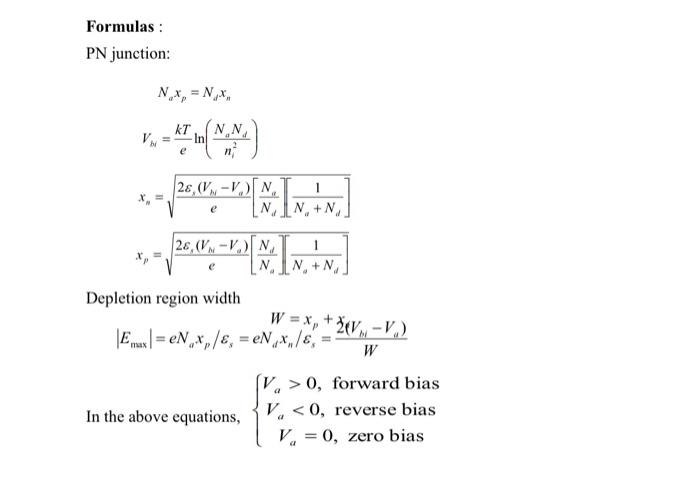 Solved to For PN junction under equilibrium condition, the | Chegg.com