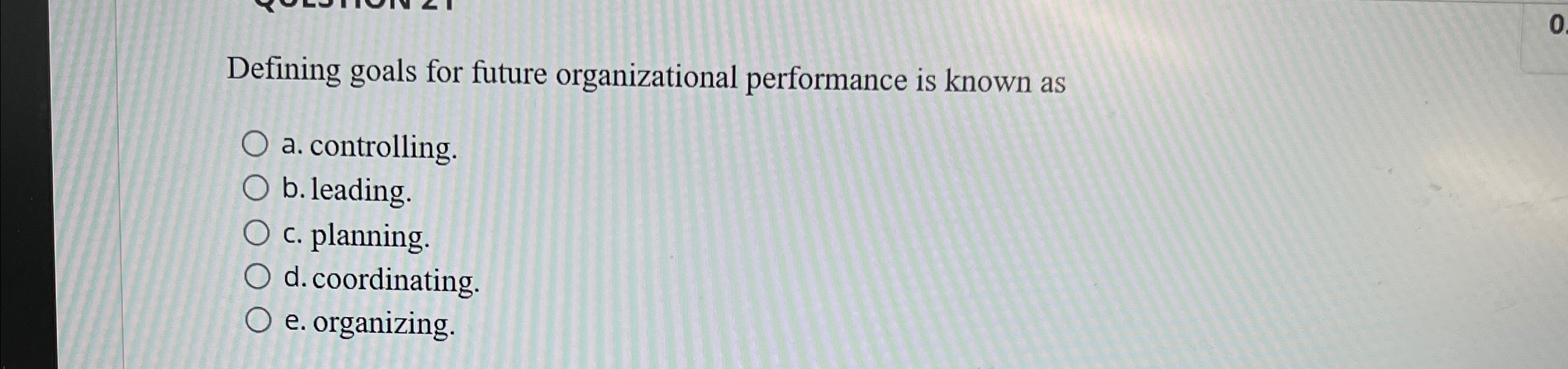 Solved Defining goals for future organizational performance | Chegg.com
