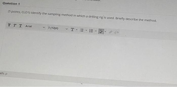 Solved Question 1 (5 points, CLO1) Identify the sampling | Chegg.com