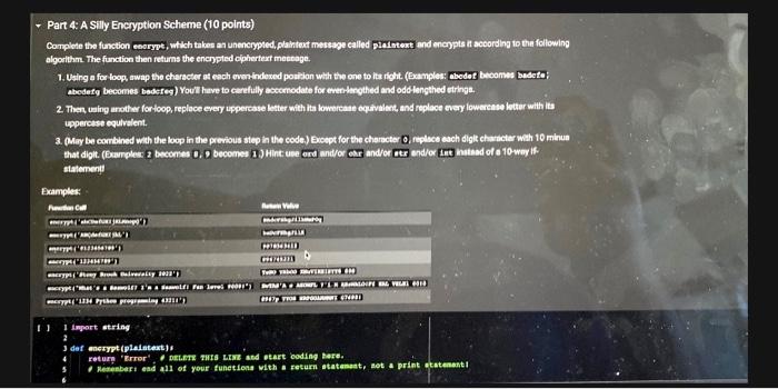 Solved in python please | Chegg.com