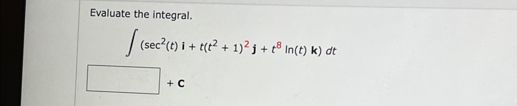 Solved Evaluate the | Chegg.com
