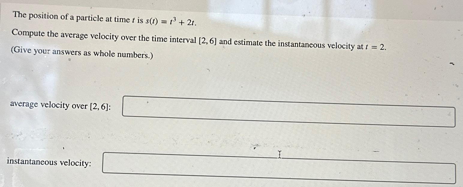 Solved The position of a particle at time t ﻿is | Chegg.com