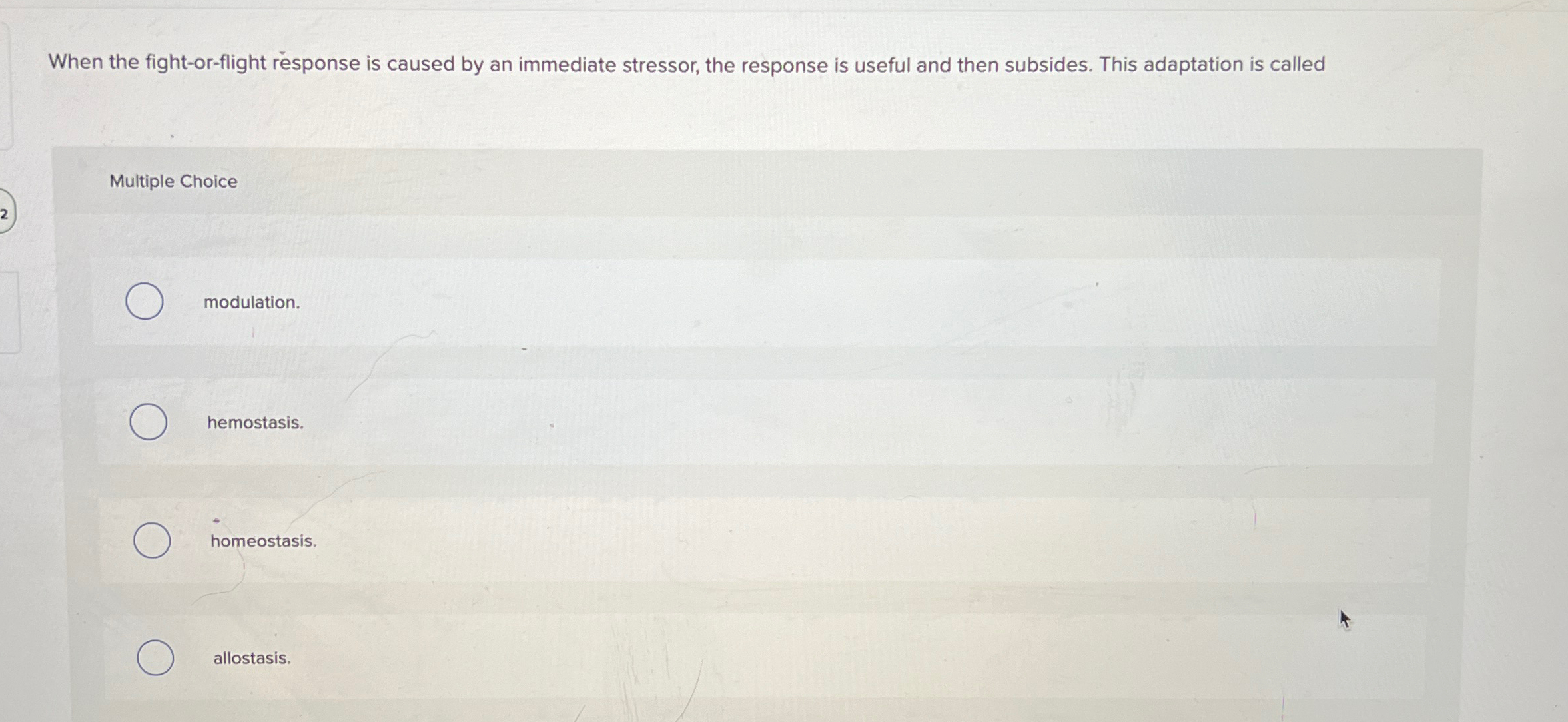 Solved When the fight-or-flight response is caused by an | Chegg.com