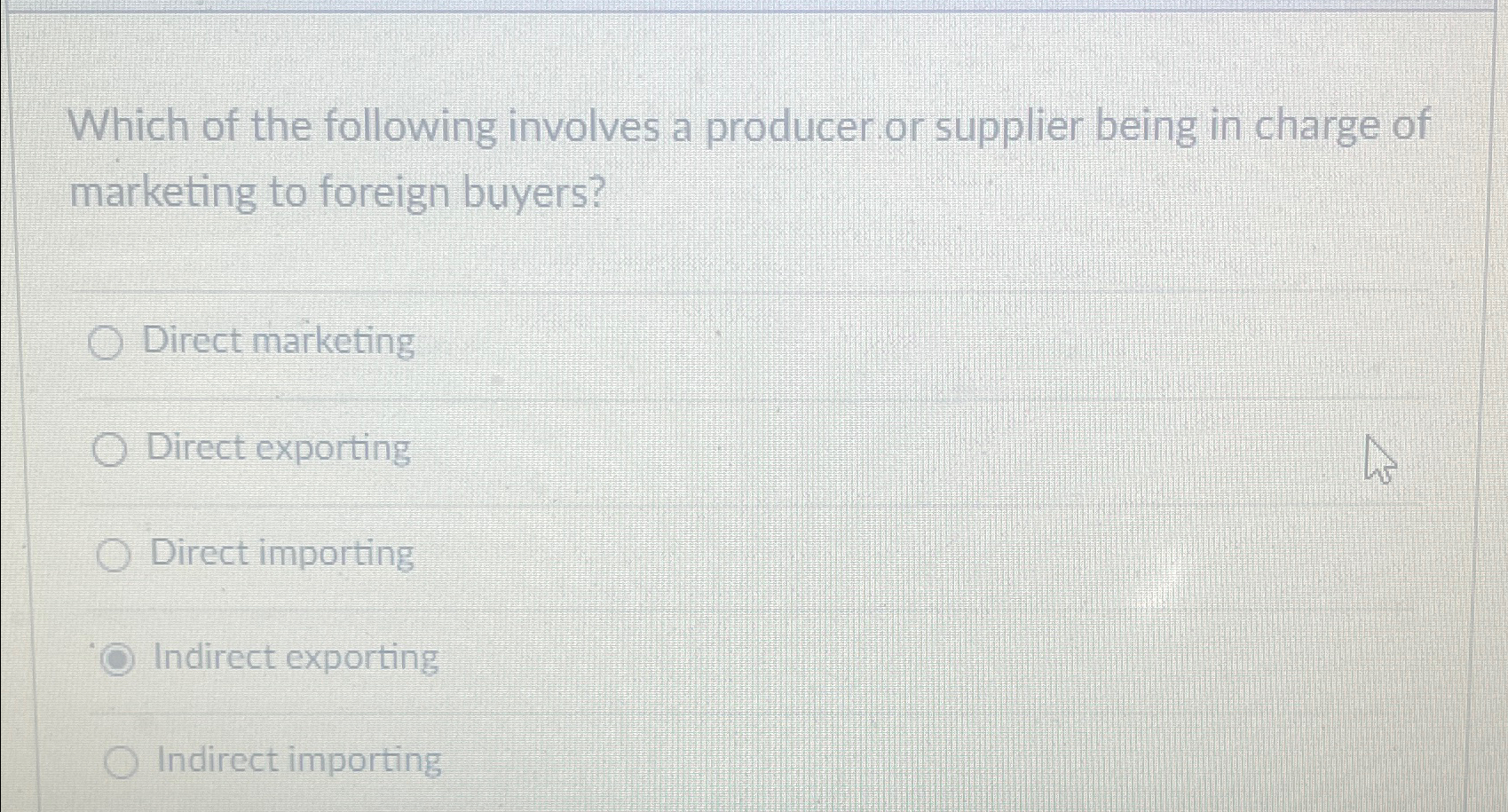 Solved Which of the following involves a producer or | Chegg.com