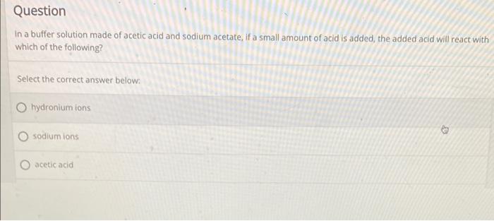 Solved Which of the following combinations would make a good | Chegg.com