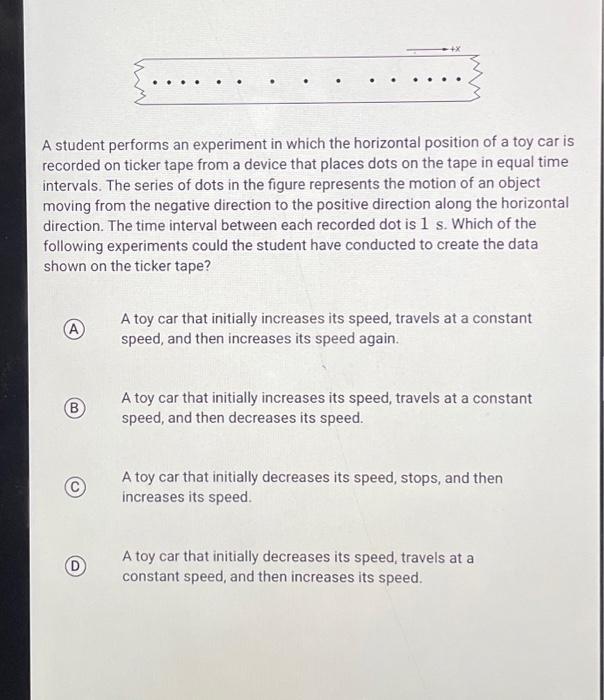 Solved A student performs an experiment in which the | Chegg.com