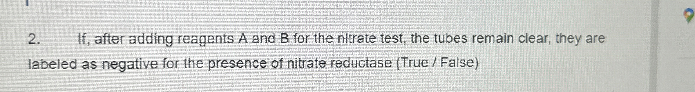 Solved If, ﻿after adding reagents A and B ﻿for the nitrate | Chegg.com