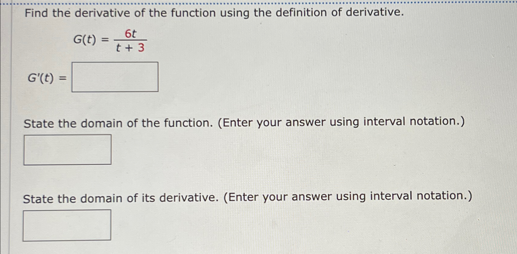 Solved Find the derivative of the function using the | Chegg.com