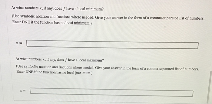 Solved The Function F Is Continuous For All Real Numbers And