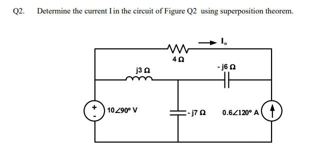 Solved Q2. ﻿Determine the current I in the circuit of Figure | Chegg.com