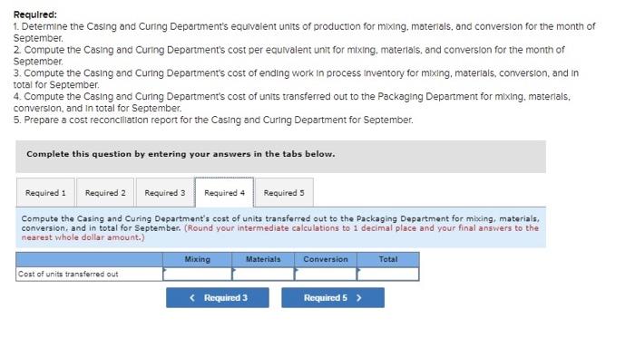 Solved Required: 1. Determine the Casing and Curing | Chegg.com
