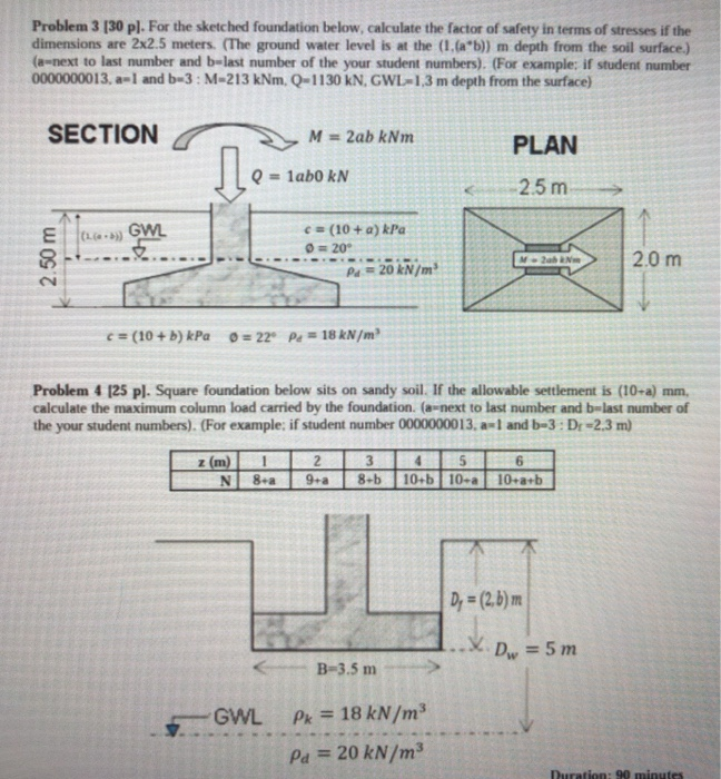 this is for Foundation Class - Civil Engineering you | Chegg.com