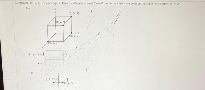 Solved Determine (x,y,z) for each figure. Then find the | Chegg.com Solved Determine (x,y,z) for each figure. Then find the | Chegg.com