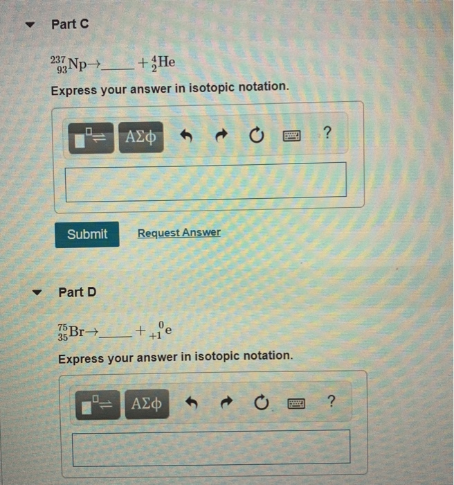 Solved fill in the missing particles in each of the | Chegg.com