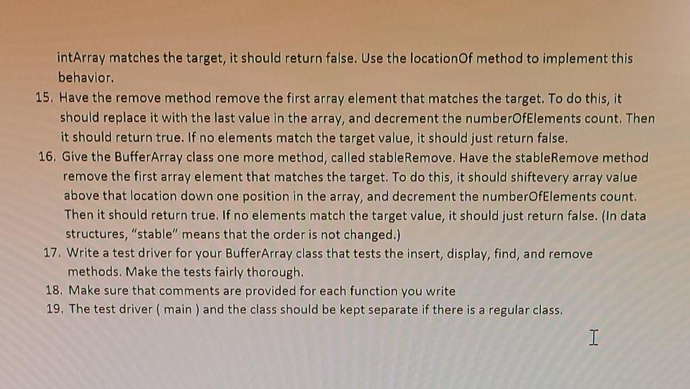 Solved Assignment 1 Array Buffer This First Assignment Is 7396