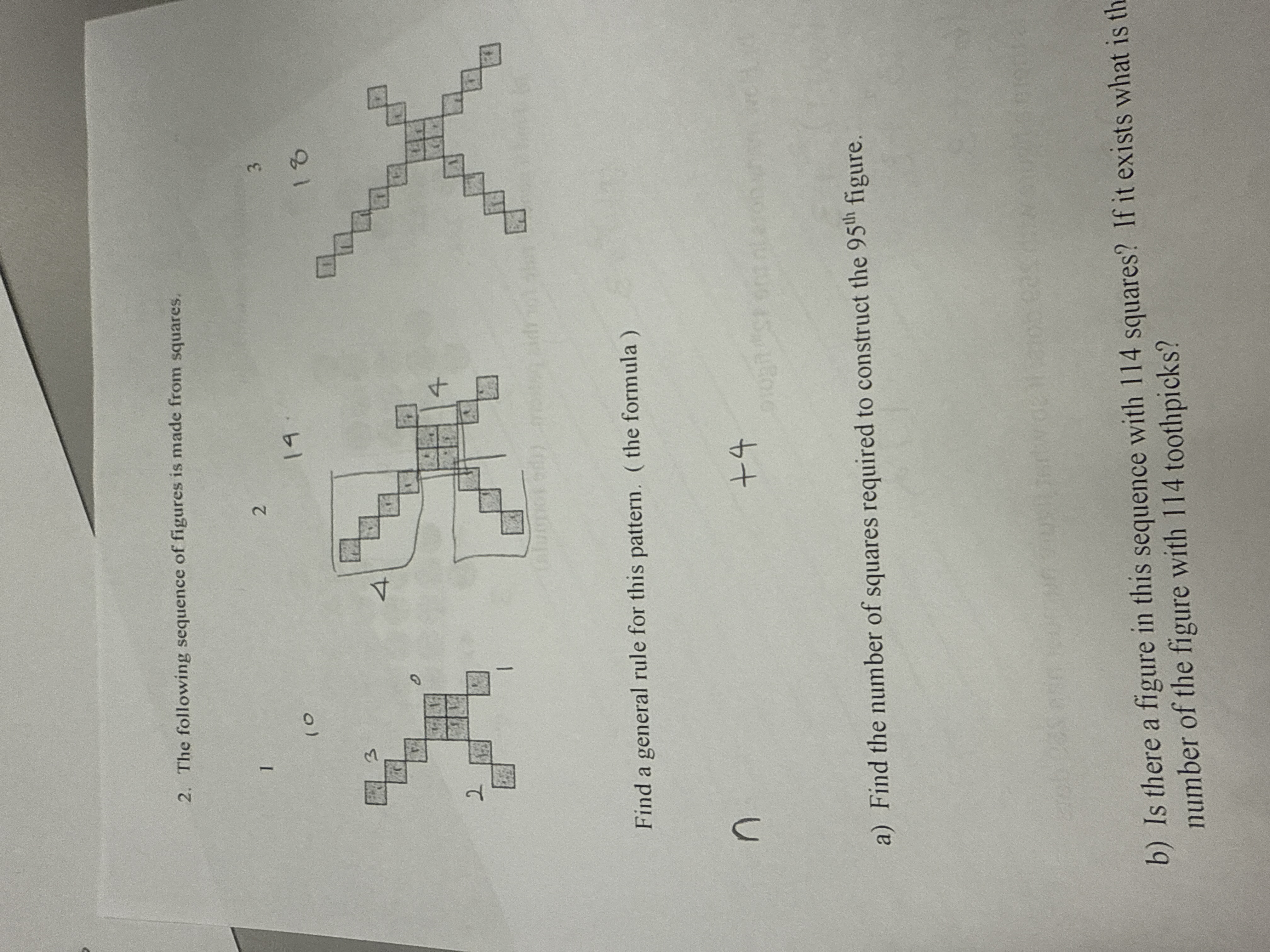 Solved 2. ﻿The following sequence of figures is made from | Chegg.com