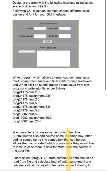 Solved prog10082, final,20.0 You can enter any course name | Chegg.com