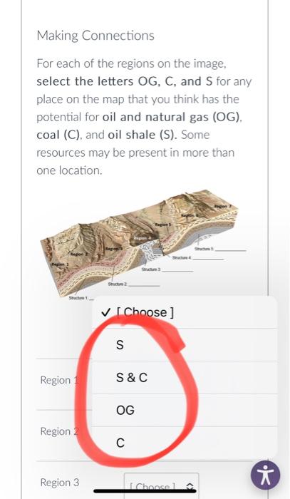 Solved Making Connections For each of the regions on the | Chegg.com