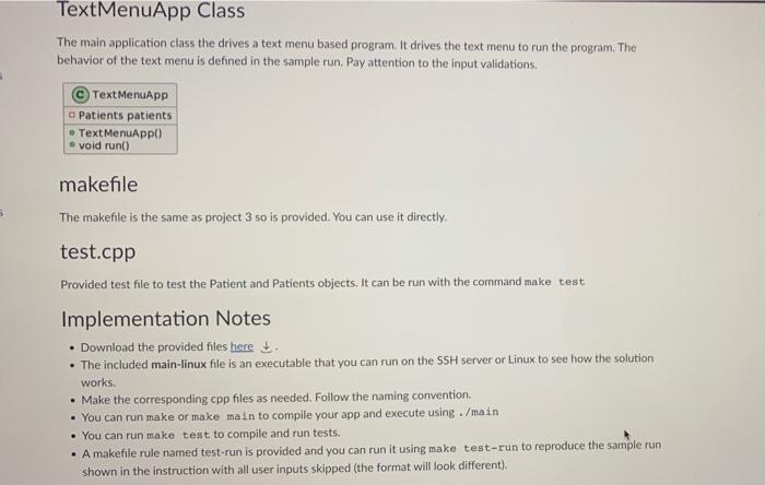 Solved Project Description You are to implement a program to | Chegg.com
