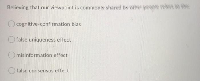 Solved Believing that our viewpoint is commonly shared by | Chegg.com