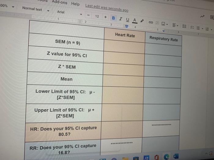Solved what happens to the value of the SEM as the sample | Chegg.com