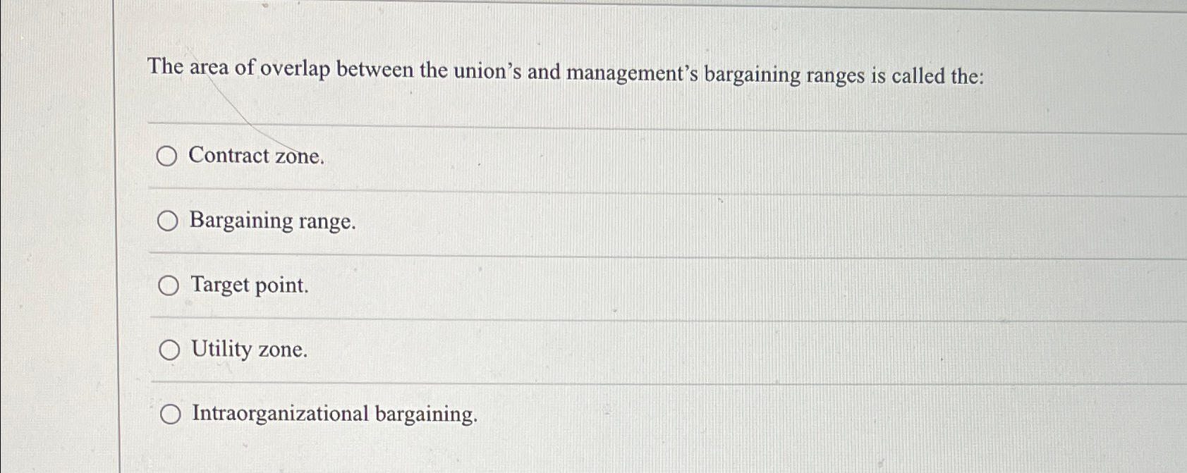 Solved The area of overlap between the union's and | Chegg.com