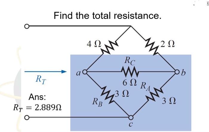 Solved Find the total resistance.Find the total resistance. | Chegg.com