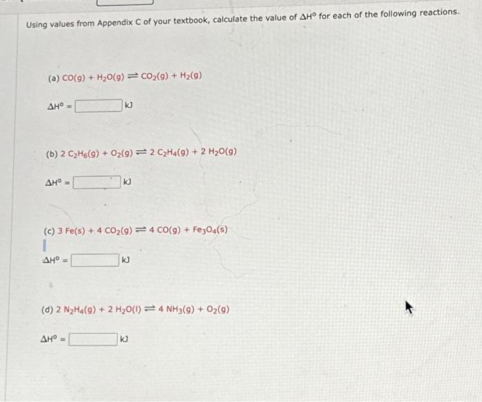 Using values from Appendix C of your textbook, | Chegg.com