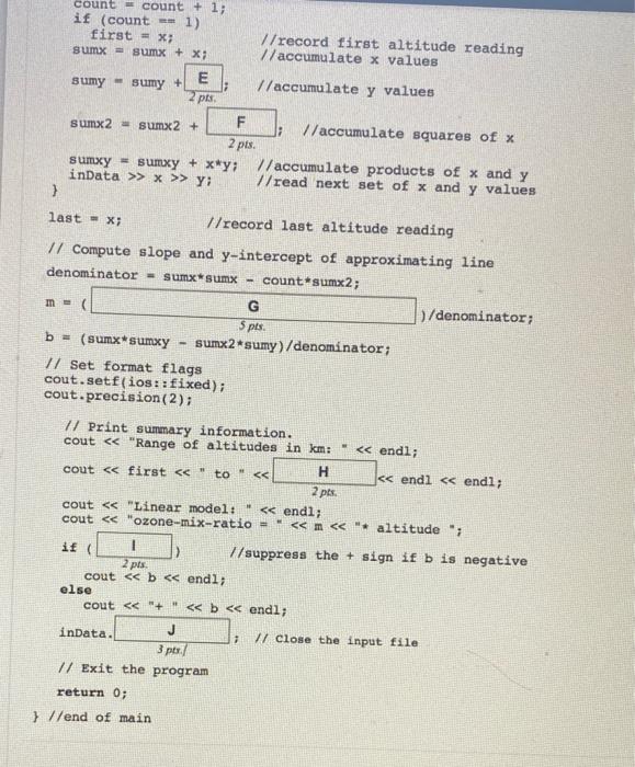 Solved Part IV. CoDING. Supply the Ct+ code that is | Chegg.com