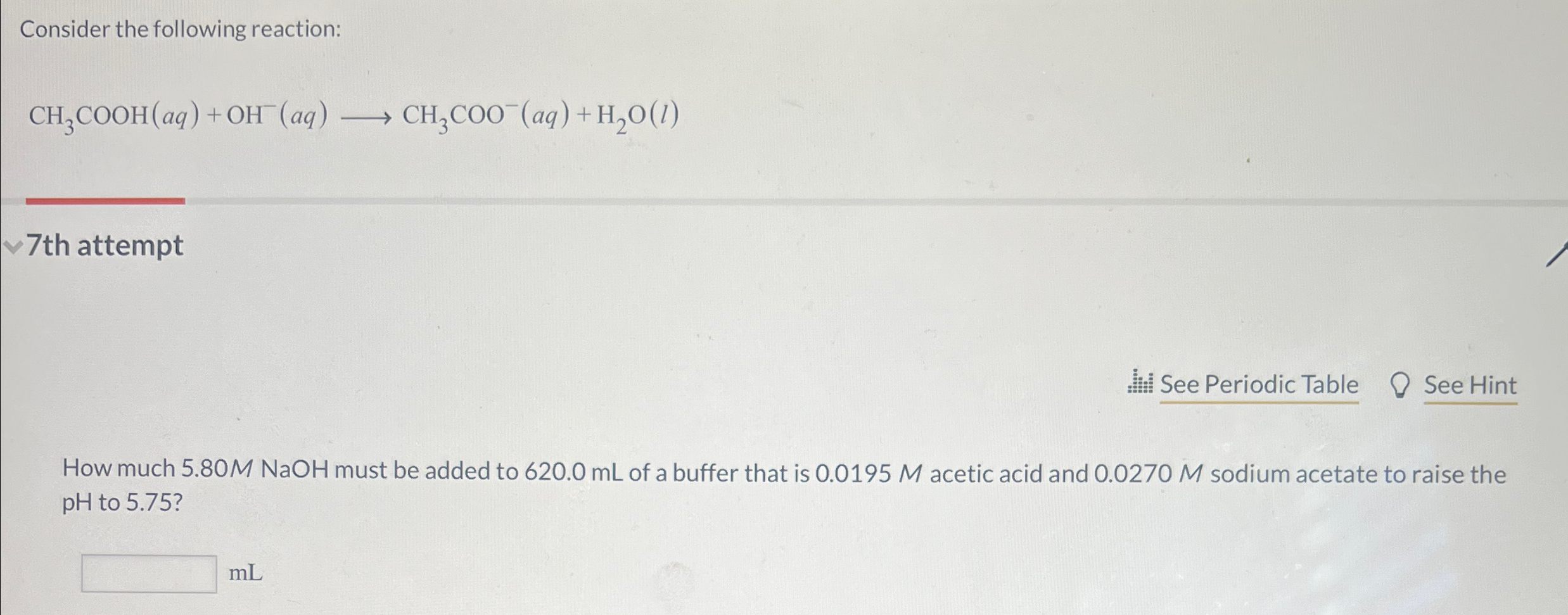 Solved Consider the following reaction:( | Chegg.com