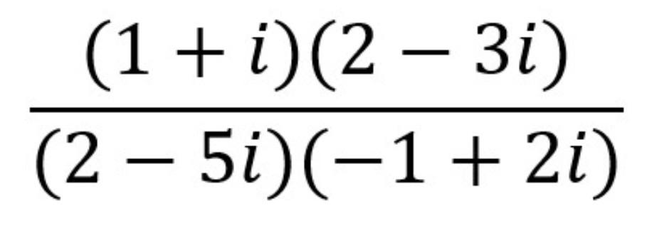 Solved (2−5i)(−1+2i)(1+i)(2−3i) | Chegg.com