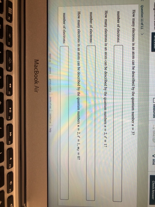 Solved Resources LX Give Up? Hint Check Answer Question 11 | Chegg.com