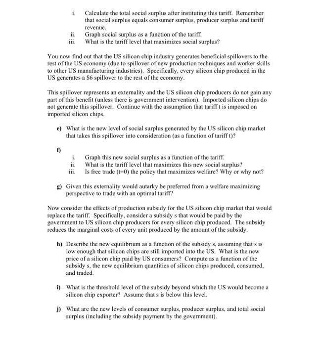 Solved 4. Consider the US market for new silicon chips. To | Chegg.com