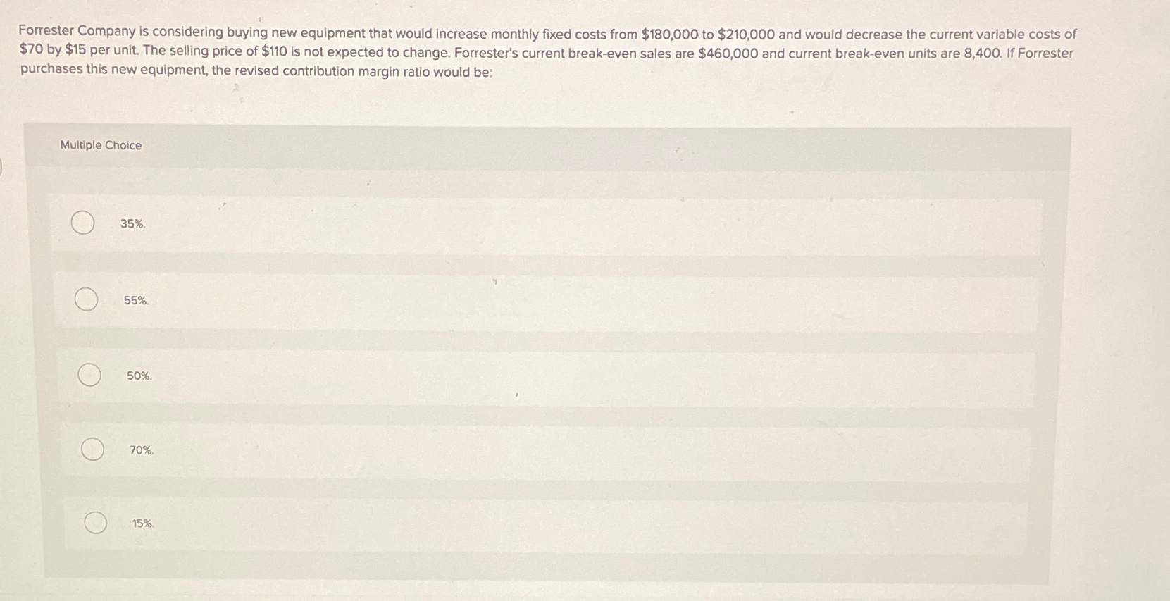 Solved Forrester Company is considering buying new equipment | Chegg.com