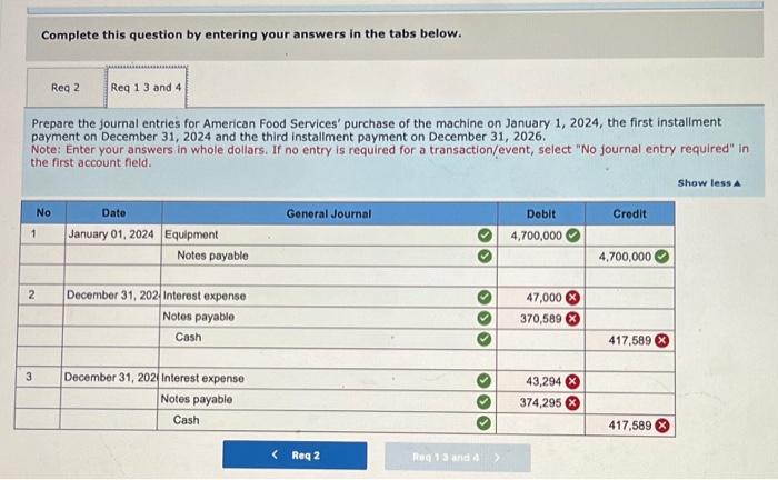Solved Exercise 14-20 (Algo) Installment note; amortization | Chegg.com